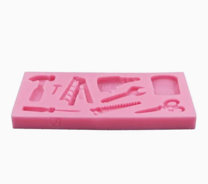 Silicone Tools Hammer Fondant Icing Mould sugar craft cake top ...