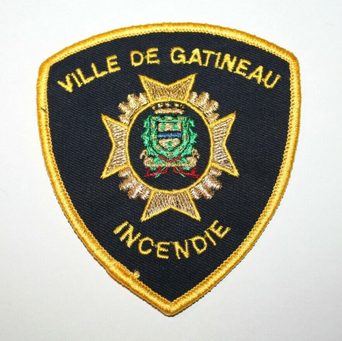 CANADA FIRE RESCUE PATCH QUEBEC VILLE DE GATINEAU INCENDIE | eBay