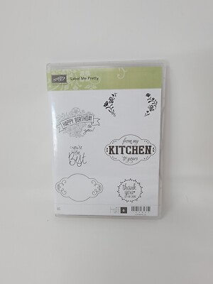 Stampin' Up! Label Me Pretty Stamp Set (Retired) | eBay