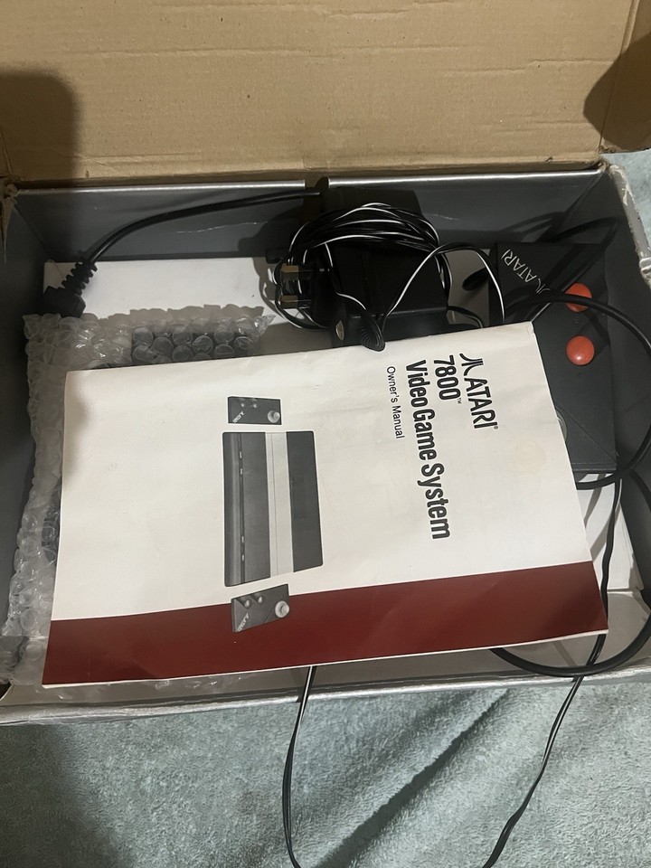 Atari 7800 Video Game System – Console & Controllers (No Games). See ...