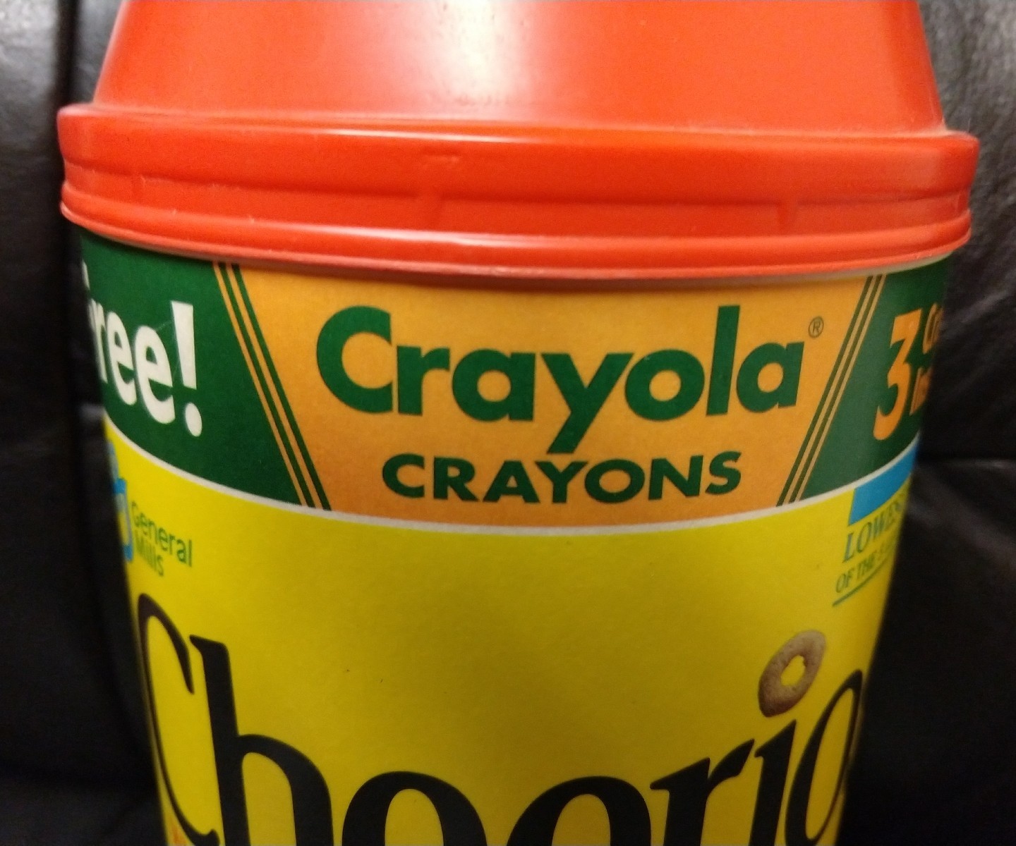 Vntg Cheerios Cereal Box Tube Container 1993, Crayola Advertising, W ...