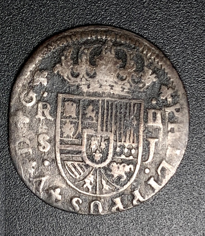 1724 2 Reales Spain Philip V.- Shipwreck?? [FC104] | eBay
