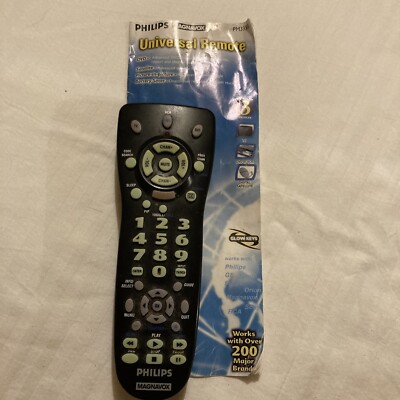 Phillips Magnavox TV/DVD/SAT Universal Remote Control With Manual. | eBay