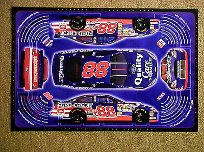 NASCAR POSTER DALE JARRETT FORD RACE CAR - NUMBER 88 - 1999 | eBay