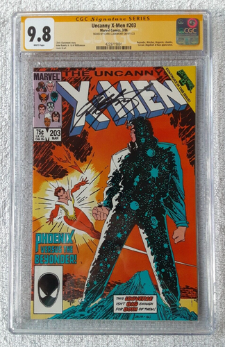 Uncanny X-Men #203 (Marvel, 3/86) CGC "Signature series" 9.8 NM/MT ...