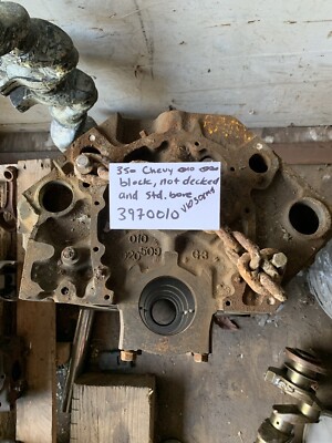 Chevy 350ci V8 SBC Engine Block 3970010 010 020 Std. Bore | eBay