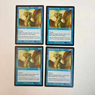 (4) Magic the Gathering MTG Urza’s Saga: PEREGRINE DRAKE Card NM/LP | eBay