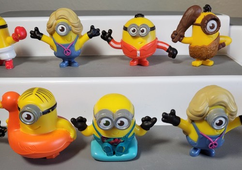 McDonalds Minions Rise of Gru Happy Meal Toys Lot Of 10 Convict Boxer ...