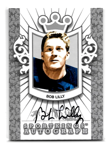 Bob Lilly 2010 Sportkings Autograph Card Auto Dallas Cowboys HOF A-BL2 | eBay