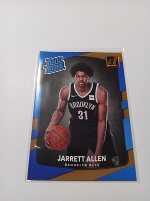 JARRETT ALLEN ROOKIE 17-18 Panini Donruss Rated Rookie Card #179 Nets ...