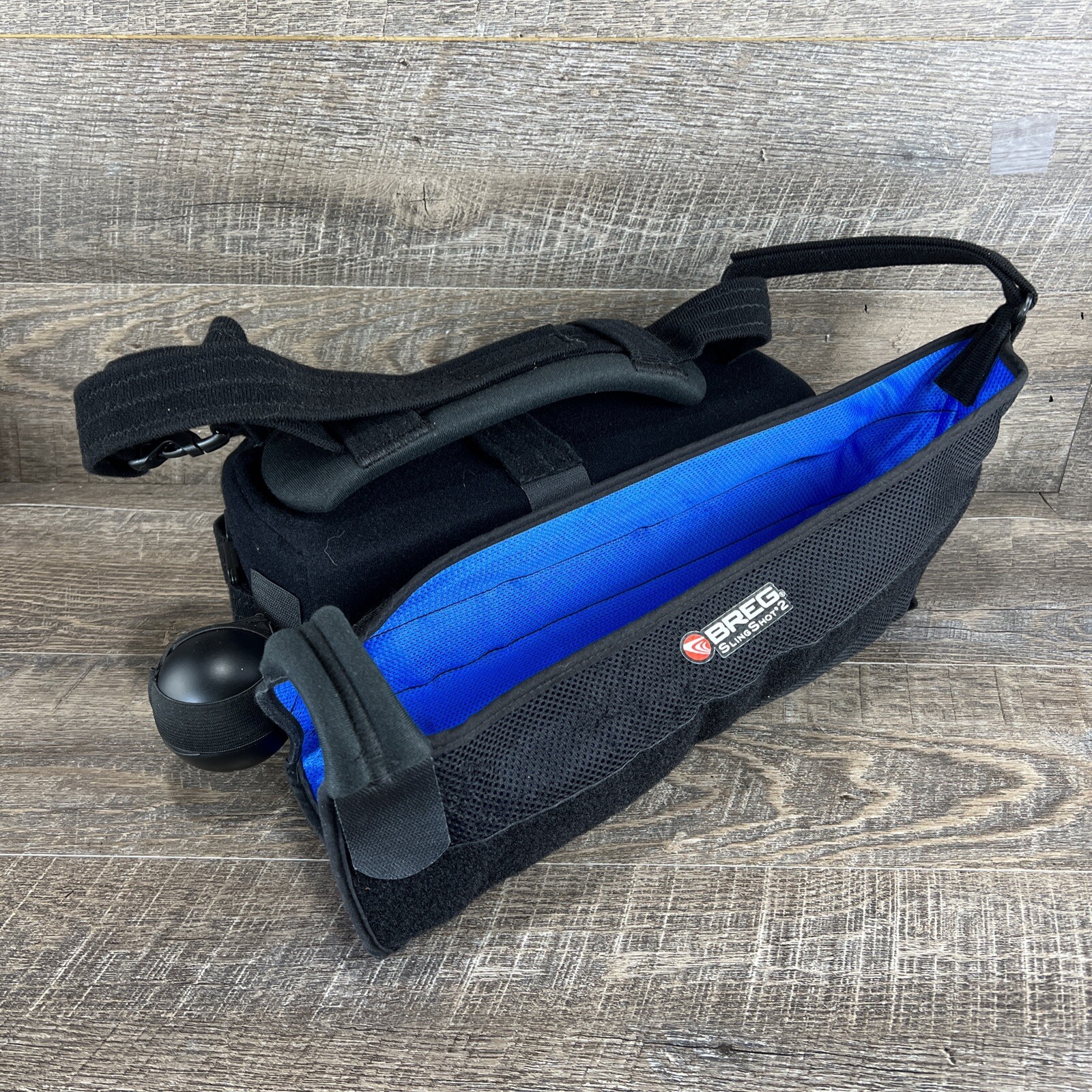 Breg SlingShot 2 Shoulder Brace Size L Large 08504 w/ Exercise Ball ...