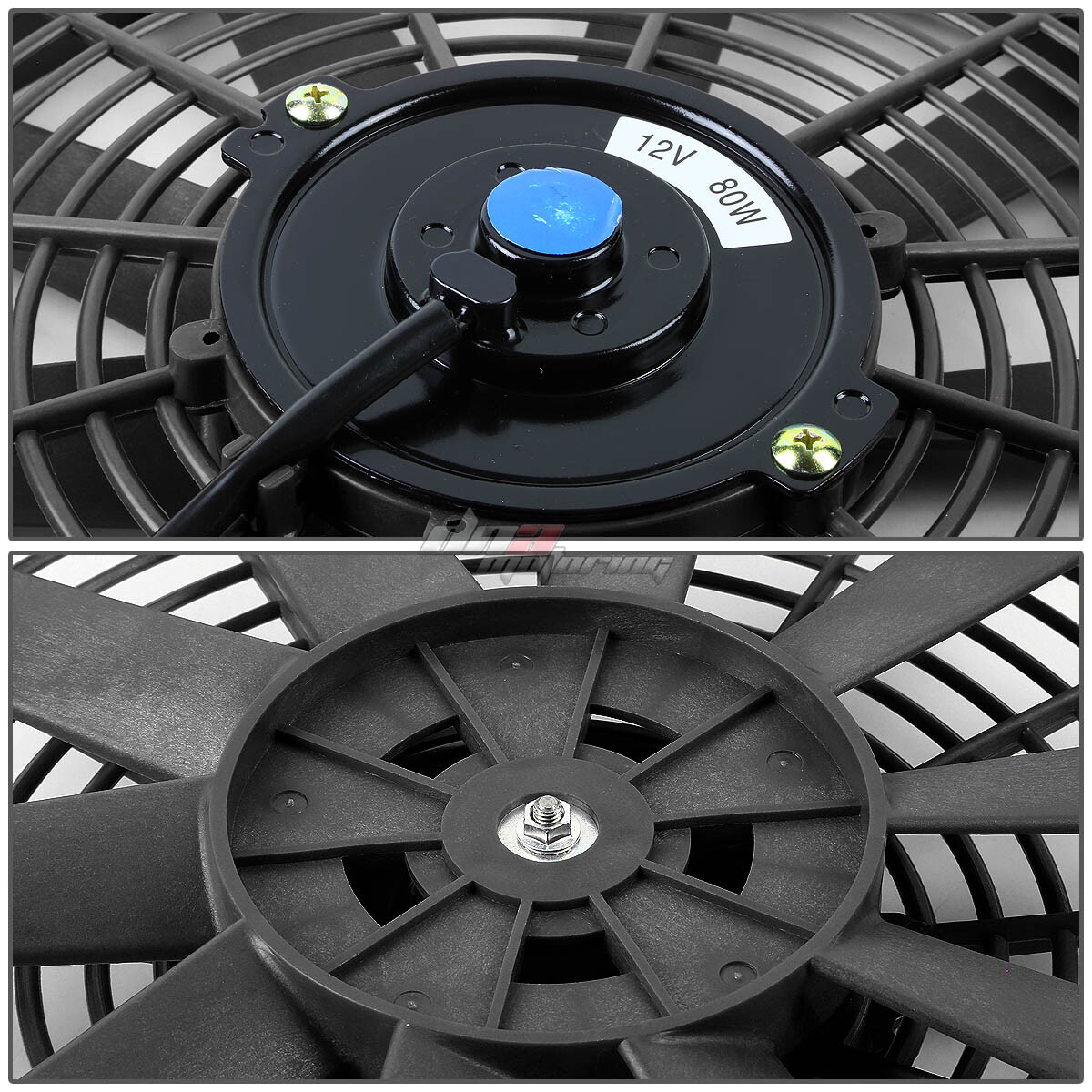 12" 12V VOLT ELECTRIC SLIM PUSH/PULL ENGINE COOLING/RADIATOR FAN ...