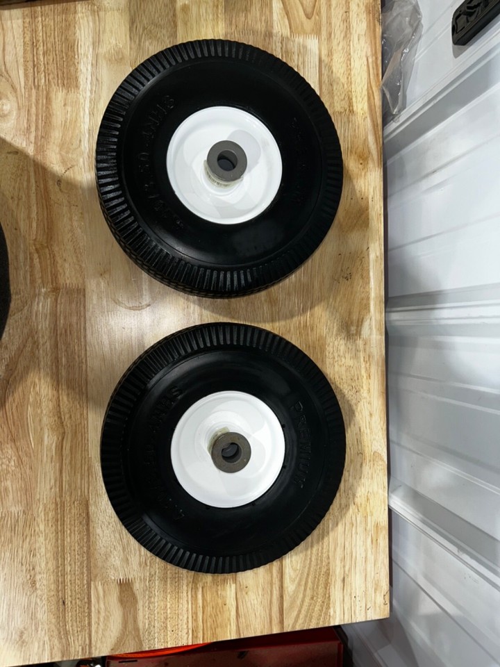 15087 Rotary Flat Free Toro 4.10/3.50-4NHS 10" Tires - 2 QTY | eBay