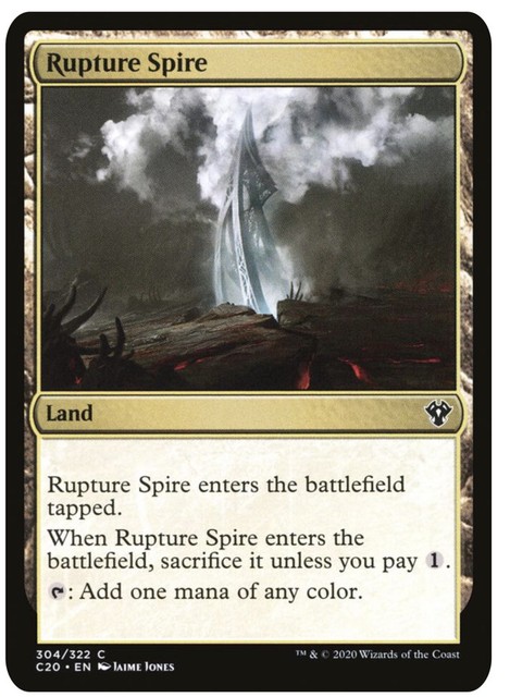 MTG Rupture Spire Commander 2020 304/322 Regular Common for sale online ...