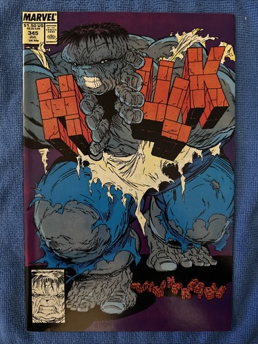 Incredible Hulk #345 VF Classic Todd McFarlane Cover Marvel (1988) | eBay