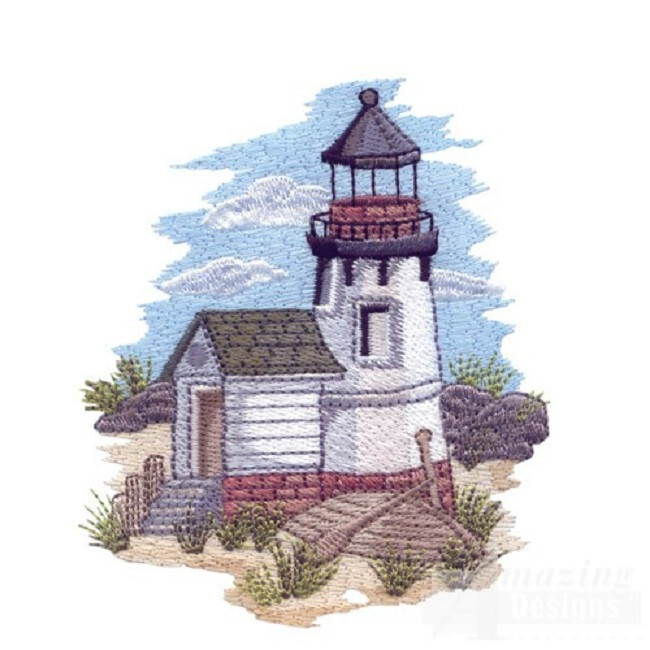 45 Scenic Lightouses Machine Embroidery Designs on USB | eBay