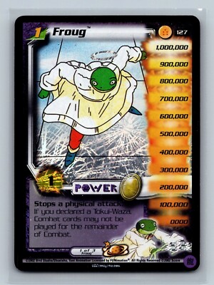 Dragon Ball Z - Froug 127 - FOIL Personality - Score World Games | eBay ...