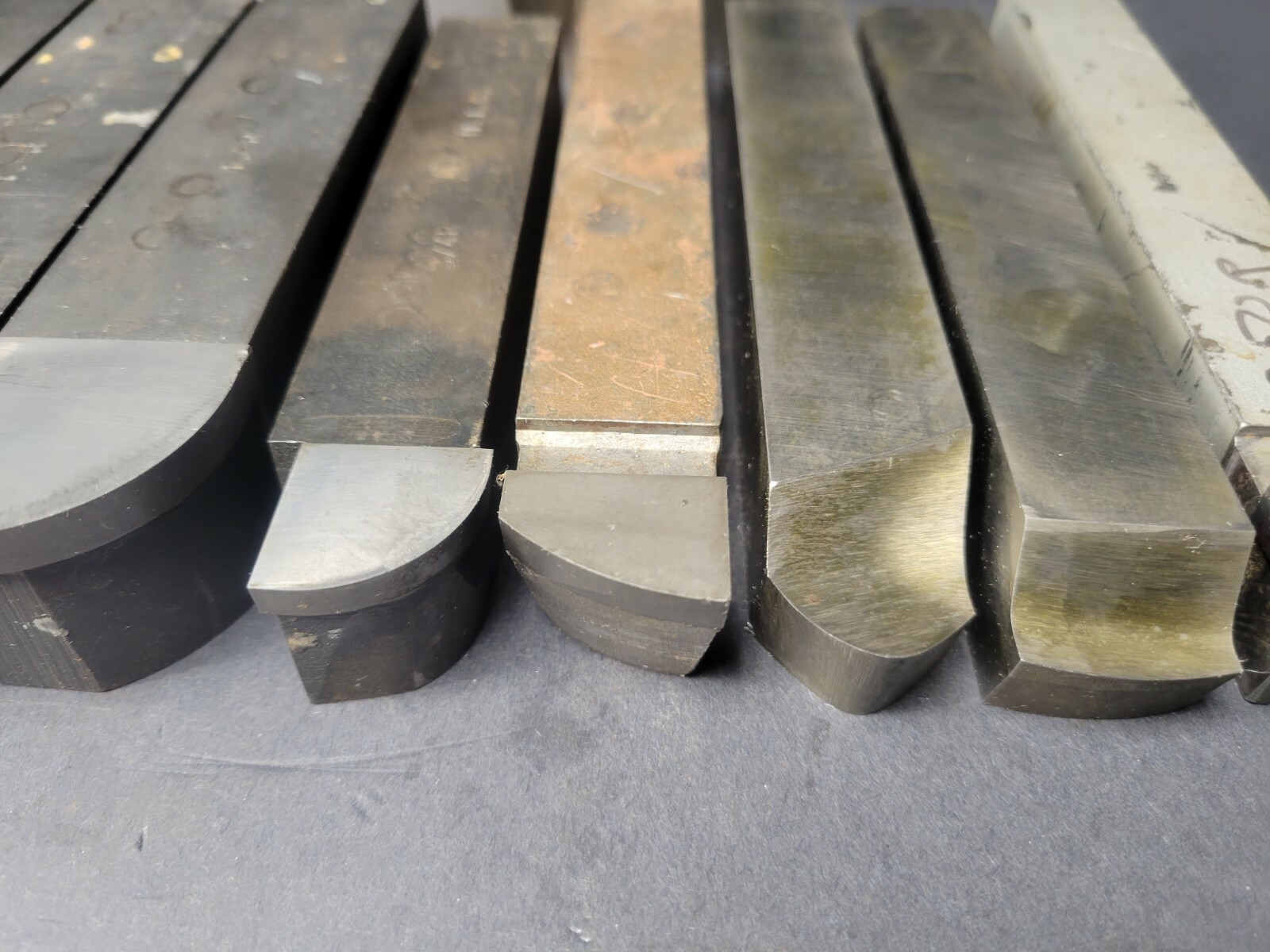 15pc USA 1" & 1¼" Cleveland MoMax Cobalt Latrobe HSS Carbide Tool Bits ...