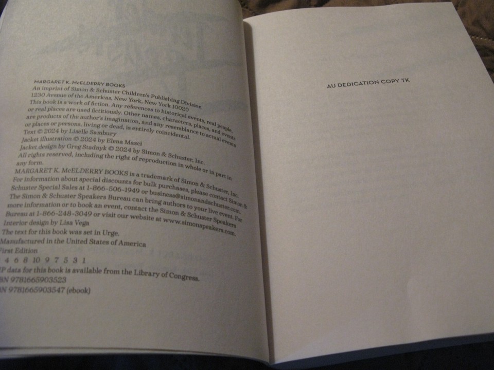 Tender Beasts by Liselle Sambury Arc Advanced Readers Copy 2/24 SO | eBay