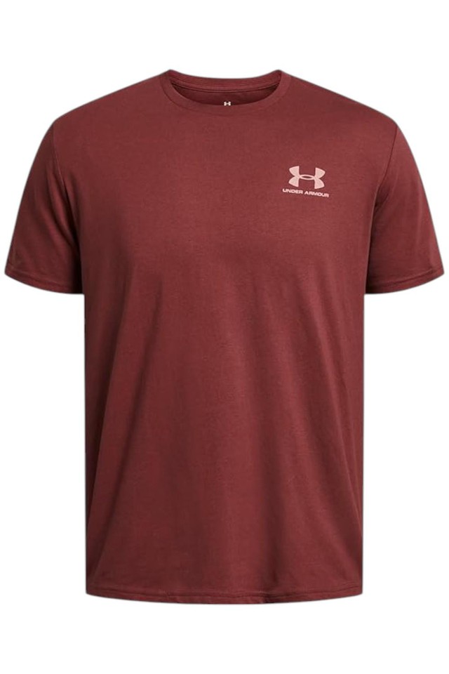 Under Armour Men's Sportstyle Left Chest T-Shirt Cinna Red | eBay