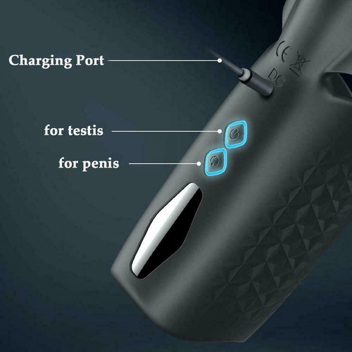 Male Electric Penis Glans Stimulation Vibrating Stroker Pussy Sex Toys ...