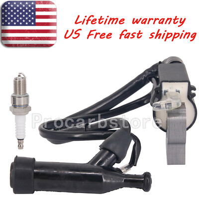 Ignition Coil Spark Plug For Honda GX240 GX270 GX340 GX390 8HP 9HP 11HP ...