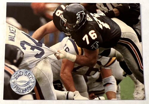 1991 Pro Set Platinum Performer #154 Mike Gann Atlanta Falcons NFL | eBay