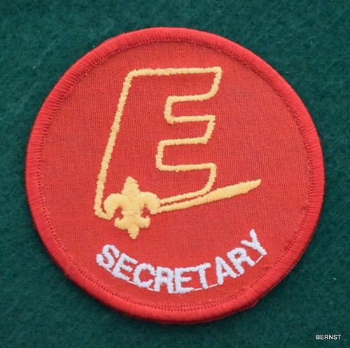 VINTAGE BOY SCOUT - EXPLORER POSITION PATCH - SECRETARY | eBay