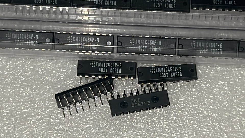 KEC KM41C464P-10 or -8 41464 64K x 4 Fast Page DRAM DIP-18 x 10pcs | eBay