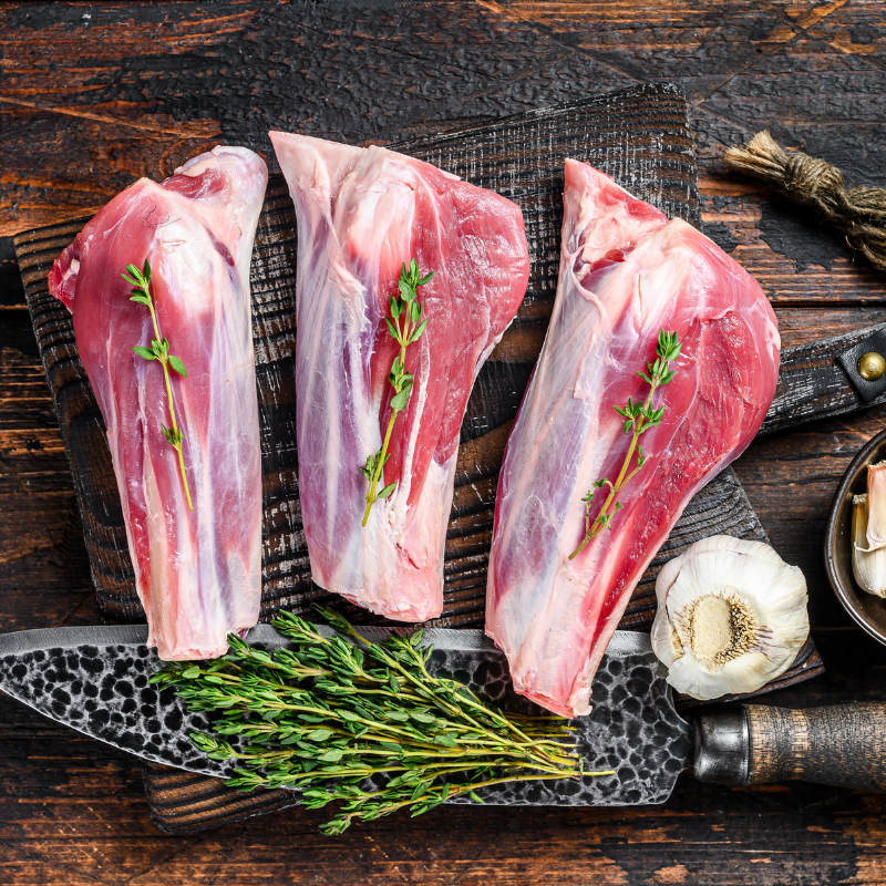 Fresh Halal British Mutton Fore Shank, Prime Butchery Cut - Red Tractor ...