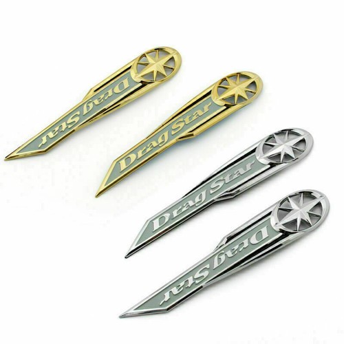 2 pieces Gas Tank Emblem Badge Decals Sticker for Yamaha Drag Star AT1 ...
