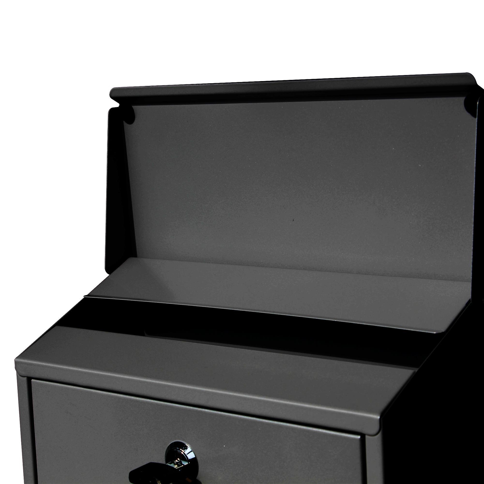 UK Post Box Large Letter Mail box Steel Lockable Outdoor Wall Mounted ...