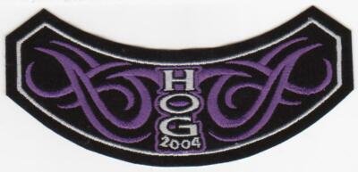 2004 HOG Membership Rocker Patch HARLEY DAVIDSON OWNERS GROUP HD MC | eBay
