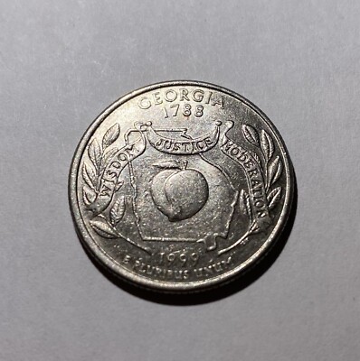 Original 1999 D Rare Georgia State Quarter Error | eBay