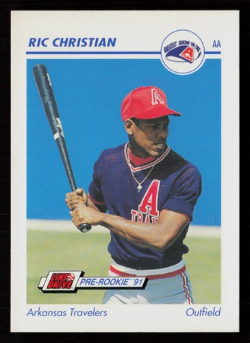 Ric Christian 1991 Line Drive AA #29 Arkansas Travelers Baseball Card ...