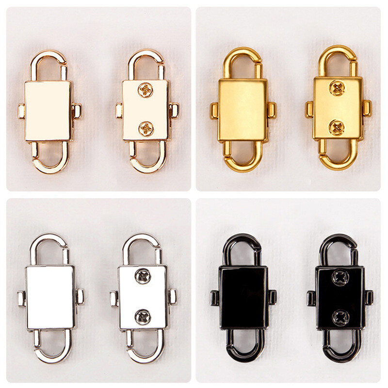 Adjustable Metal Buckle Clip Handbag Chain Strap Length Shorten Bag ...