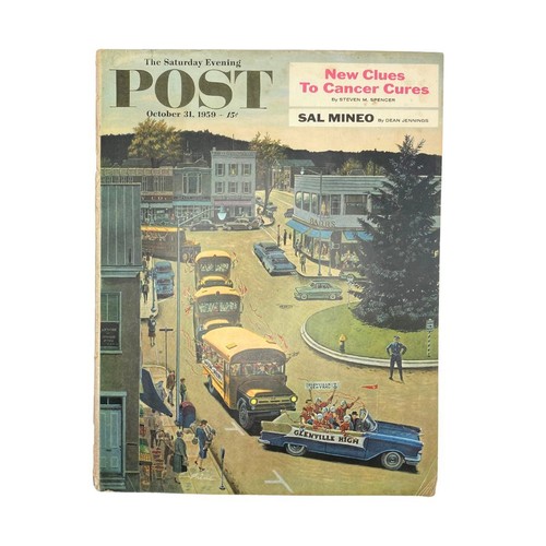 Saturday Evening Post Magazine October 31 1959 Bruisers - Ben Prin No ...