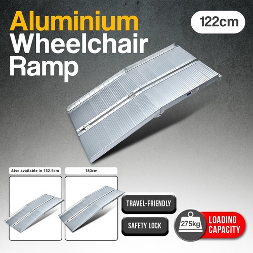 High-Grip Aluminium Portable Wheelchair Ramp 4ft | eBay