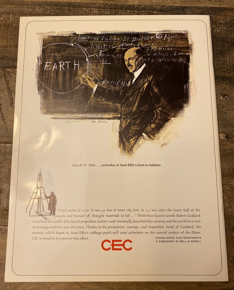 Rare Consolidated Electrodynamics Corporation CEC Recording NASA ...