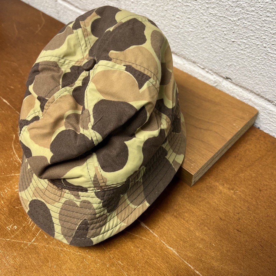 Vintage Original Jones Water Repellent Hat Cap Bucket Camo Made in USA ...