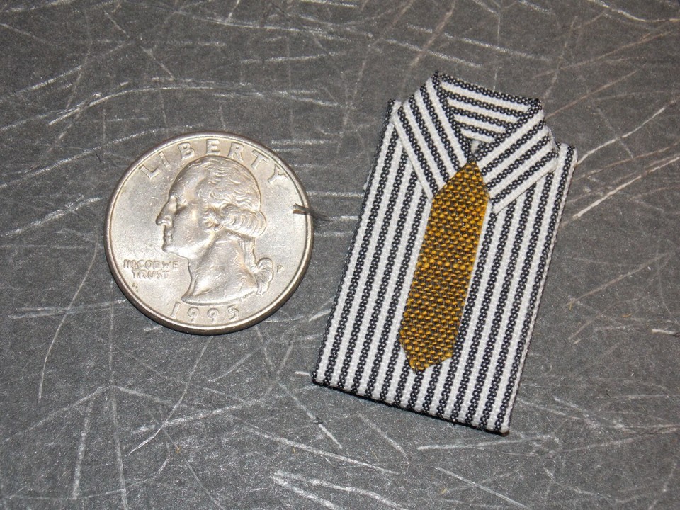 Dollhouse Miniature Clothes Mens Shirt Folded 1:12 inch scale B201 ...