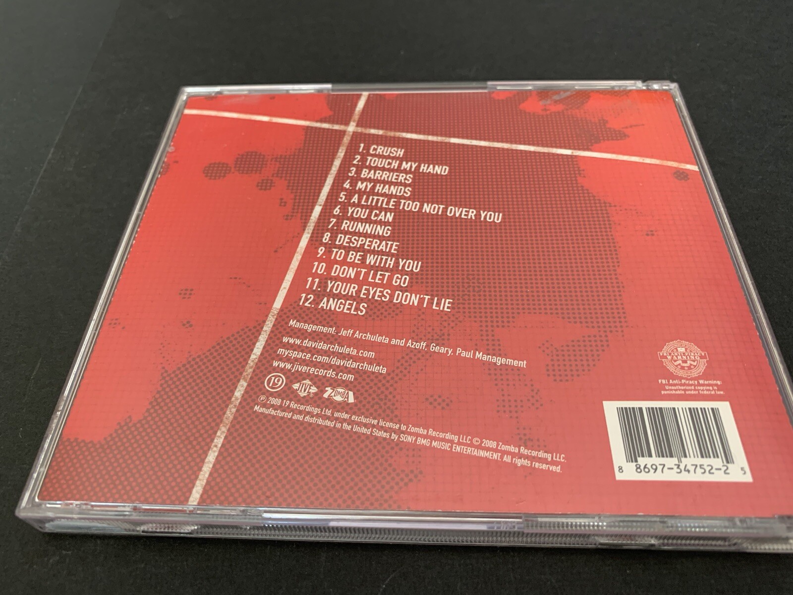 David Archuleta CD, 2008 FREE SHIPPING WHEN YOU BUY 2 OR MORE CDS | eBay