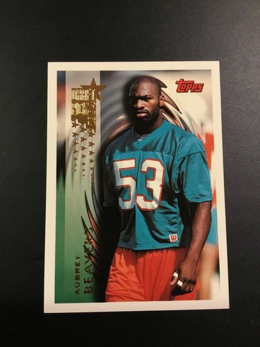 1994 Topps # 596 AUBREY BEAVERS ROOKIE RC Miami Dolphins Oklahoma | eBay
