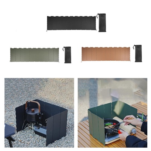 Camping Furnace Windscreen Wind Blocker Windshield for Picnic BBQ ...