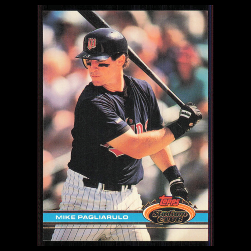Mike Pagliarulo #522 1991 Topps Stadium Club Minnesota Twins Baseball ...