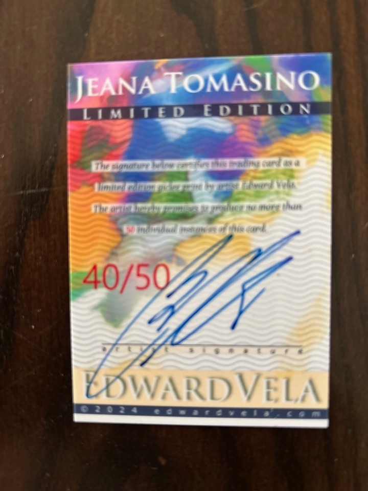 JEANA TOMASINO-LIMITED EDITION 40/50 EDWARD VELA ART CARD-NUDES | eBay