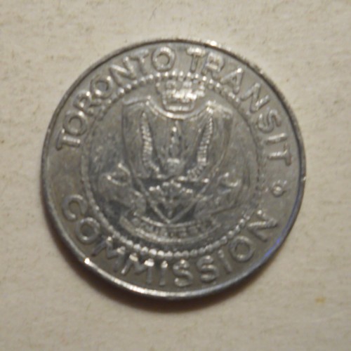 Toronto Transit Commission (Ontario) subway transit token - ON900F | eBay