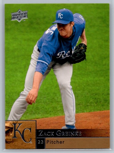 Zack Greinke 2009 Upper Deck BASEBALL #678 Kansas City Royals | eBay