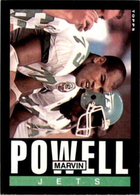1985 TOPPS MARVIN POWELL NEW YORK JETS #347 | eBay