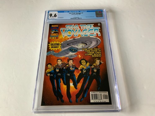 STAR TREK VOYAGER 1 CGC 9.6 WHITE PAGES TV MARVEL OCMIC 1996 | eBay